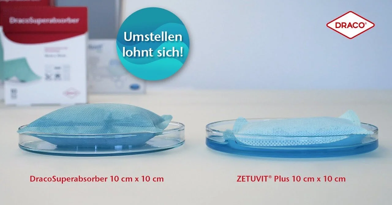 Superabsorber: Superabsorbierende Wundauflage für starke Exsudation